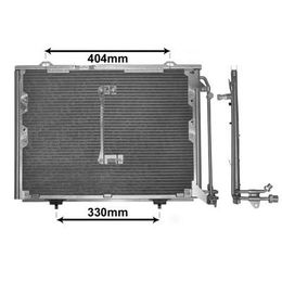 Van Wezel Kondensator, Klimaanlage 30005207 f&uuml;r Mercedes