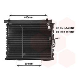 Van Wezel Kondensator, Klimaanlage 30005160 f&uuml;r Mercedes