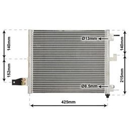 Van Wezel Kondensator, Klimaanlage 82005062 f&uuml;r HYUNDAI