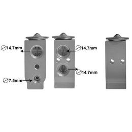 Van Wezel Expansionsventil, Klimaanlage 82001325 f&uuml;r HYUNDAI