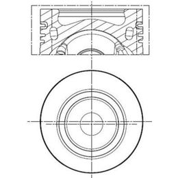 Mahle Kolben 028pi00154000 f&uuml;r CUPRA