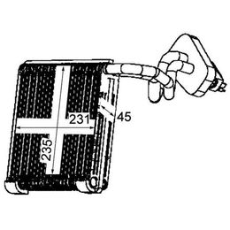 Mahle Verdampfer, Klimaanlage ae111000p f&uuml;r FORD