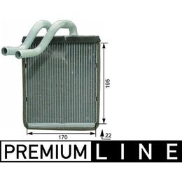 Mahle W&auml;rmetauscher, Innenraumheizung ah179000p f&uuml;r KIA