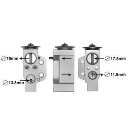 Van Wezel Expansionsventil, Klimaanlage 03001351 f&uuml;r AUDI