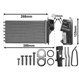 Van Wezel W&auml;rmetauscher, Innenraumheizung 09006397 f&uuml;r Citro&euml;n/Peugeot