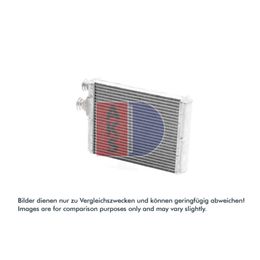 AKS DASIS W&auml;rmetauscher, Innenraumheizung 069008n f&uuml;r Citro&euml;n/Peugeot