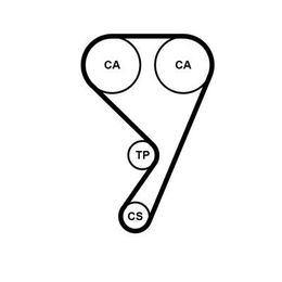 CONTINENTAL CTAM Zahnriemensatz ct1189k1 f&uuml;r Ford