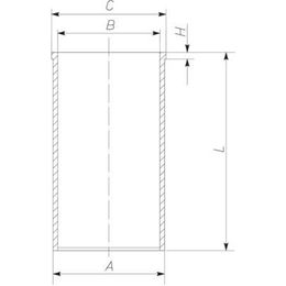 Mahle Zylinderlaufbuchse 021wv3600