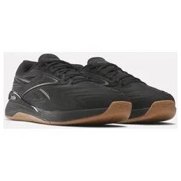 Trainingsschuh Reebok "NANO X5 EDGE", Herren, Gr. 47, schwarz, grau 5, Synthetik, Textil, Schuhe