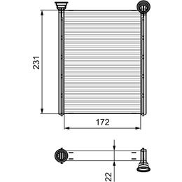 Valeo W&auml;rmetauscher, Innenraumheizung 811534 f&uuml;r Citro&euml;n