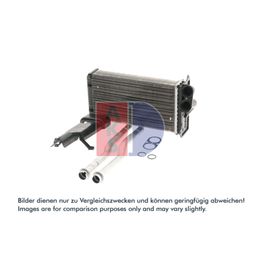AKS DASIS W&auml;rmetauscher, Innenraumheizung 069011n f&uuml;r TOYOTA Citro&euml;n/Peugeot