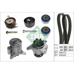 INA Wasserpumpe + Zahnriemensatz 530076431 f&uuml;r LAND ROVER JAGUAR