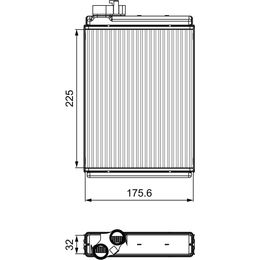 Valeo W&auml;rmetauscher, Innenraumheizung 811507 f&uuml;r Audi