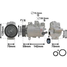 Van Wezel Kompressor, Klimaanlage 0300k270 f&uuml;r VW