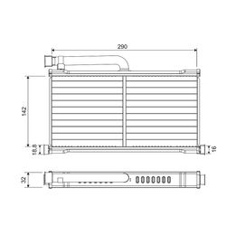 Valeo W&auml;rmetauscher, Innenraumheizung 811570 f&uuml;r Audi (FAW)