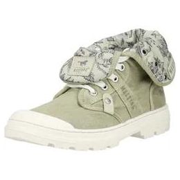 Sneaker Mustang SHOES "Mustang Shoes Sneaker Textil", Damen, Gr. 40, sage, Textil, Schuhe Sneaker