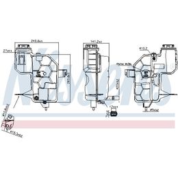 NISSENS Ausgleichsbeh&auml;lter, K&uuml;hlmittel 996242 f&uuml;r LAND ROVER