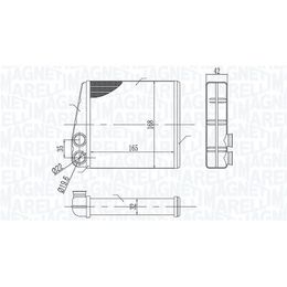 MAGNETI MARELLI W&auml;rmetauscher, Innenraumheizung 350218440000 f&uuml;r NISSAN RENAULT