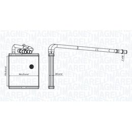 MAGNETI MARELLI W&auml;rmetauscher, Innenraumheizung 350218454000 f&uuml;r Ford