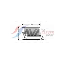 AVA QUALITY COOLING W&auml;rmetauscher, Innenraumheizung hy6118 f&uuml;r HYUNDAI