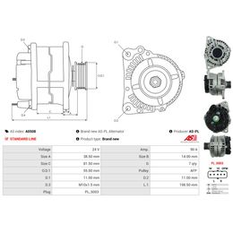 AS-PL a0508 f&uuml;r MITSUBISHI