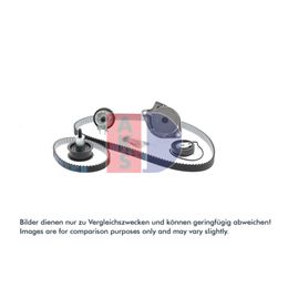 AKS DASIS Wasserpumpe + Zahnriemensatz 570320n f&uuml;r VAG
