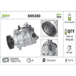 Valeo Kompressor, Klimaanlage NEW ORIGINAL PART 699380 f&uuml;r Audi