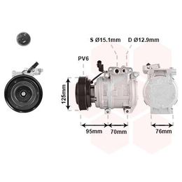 Van Wezel Kompressor, Klimaanlage 8301k716 f&uuml;r KIA