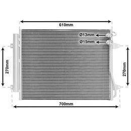 Van Wezel Kondensator, Klimaanlage 58005226 f&uuml;r VW