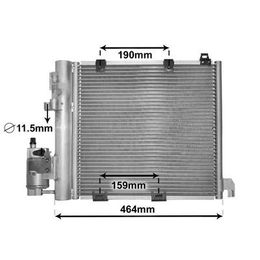 Van Wezel Kondensator, Klimaanlage 37005250 f&uuml;r Opel
