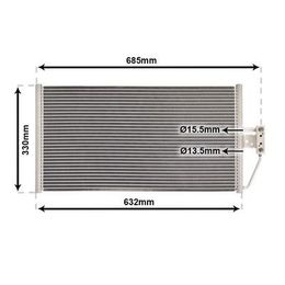 Van Wezel Kondensator, Klimaanlage 06005254 f&uuml;r BMW