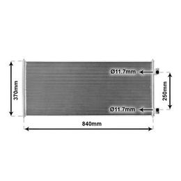 Van Wezel Kondensator, Klimaanlage 18005303 f&uuml;r Ford