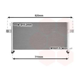 Van Wezel Kondensator, Klimaanlage 13005204 f&uuml;r NISSAN
