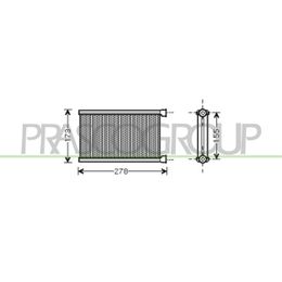 PRASCO W&auml;rmetauscher, Innenraumheizung bm121h002 f&uuml;r BMW