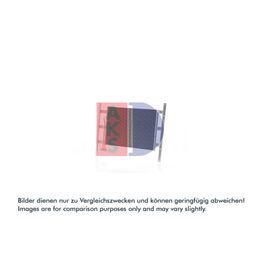 AKS DASIS Kondensator, Klimaanlage 262260n f&uuml;r MAN