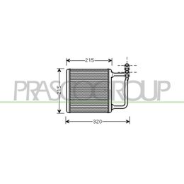 PRASCO W&auml;rmetauscher, Innenraumheizung me039h001 f&uuml;r Mercedes