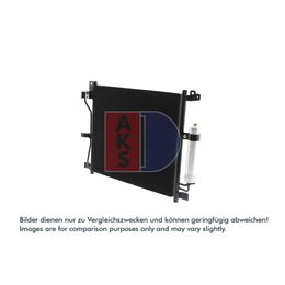 AKS DASIS Kondensator, Klimaanlage 070171n f&uuml;r NISSAN