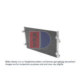 AKS DASIS Kondensator, Klimaanlage 122022n f&uuml;r Mercedes