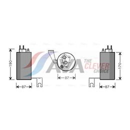 AVA QUALITY COOLING Trockner, Klimaanlage crd084 f&uuml;r CHRYSLER