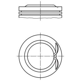 Mahle Kolben 0402500