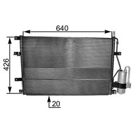 Mahle Kondensator, Klimaanlage ac227000s f&uuml;r Volvo
