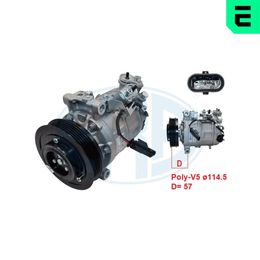 ERA Kompressor, Klimaanlage 670198 f&uuml;r Mercedes