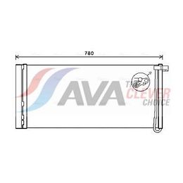 AVA QUALITY COOLING Kondensator, Klimaanlage pr5083d f&uuml;r Porsche