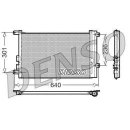 DENSO Kondensator, Klimaanlage dcn01016 f&uuml;r Fiat