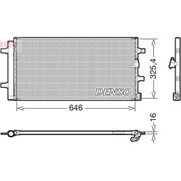 DENSO Kondensator, Klimaanlage dcn02041 f&uuml;r VAG CHERY