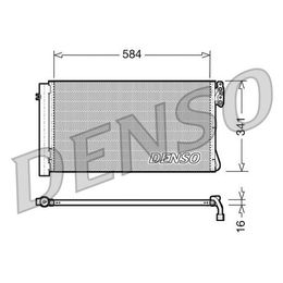 DENSO Kondensator, Klimaanlage dcn05012 f&uuml;r BMW
