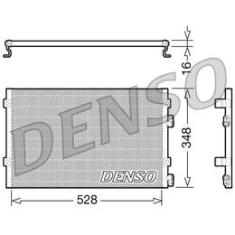 DENSO Kondensator, Klimaanlage dcn06004 f&uuml;r Chrysler