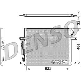 DENSO Kondensator, Klimaanlage dcn06008 f&uuml;r JEEP