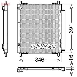 DENSO Kondensator, Klimaanlage dcn07003 f&uuml;r MITSUBISHI Citro&euml;n/Peugeot