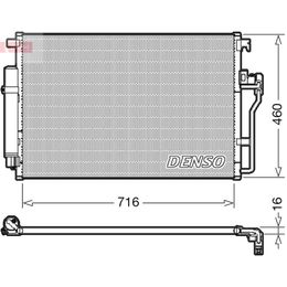 DENSO Kondensator, Klimaanlage dcn17008 f&uuml;r Chrysler